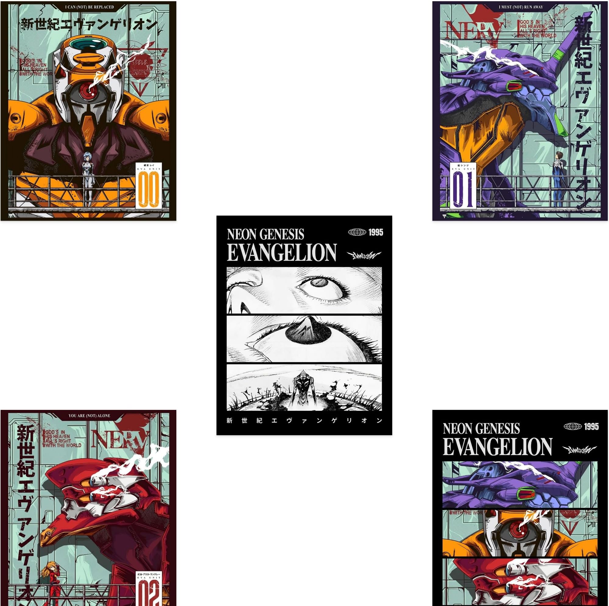 Amazon.com: Neon Genesis Evangelion: The End of Evangelion Movie Poster ...