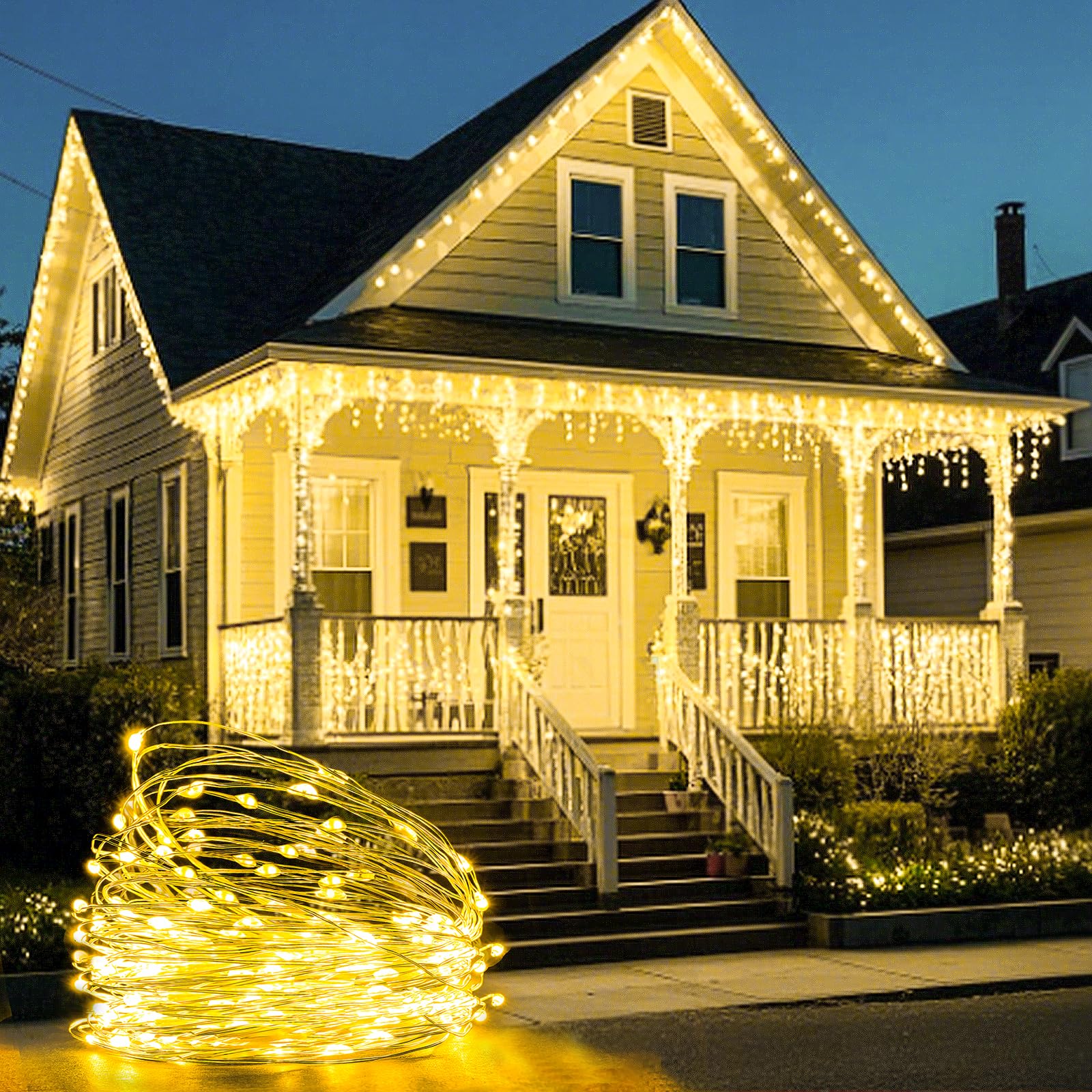 Amazon.com: Ehome Fairy Lights, USB Operated Fairy Light Plug in 33ft ...