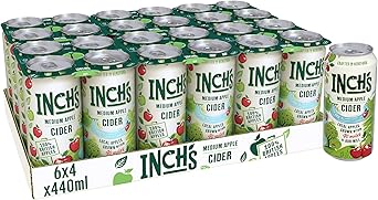 Inch's Apple Cider Can, 24x440ml : Amazon.co.uk: Grocery