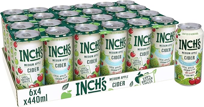 Inch's Apple Cider Can, 24x440ml : Amazon.co.uk: Grocery