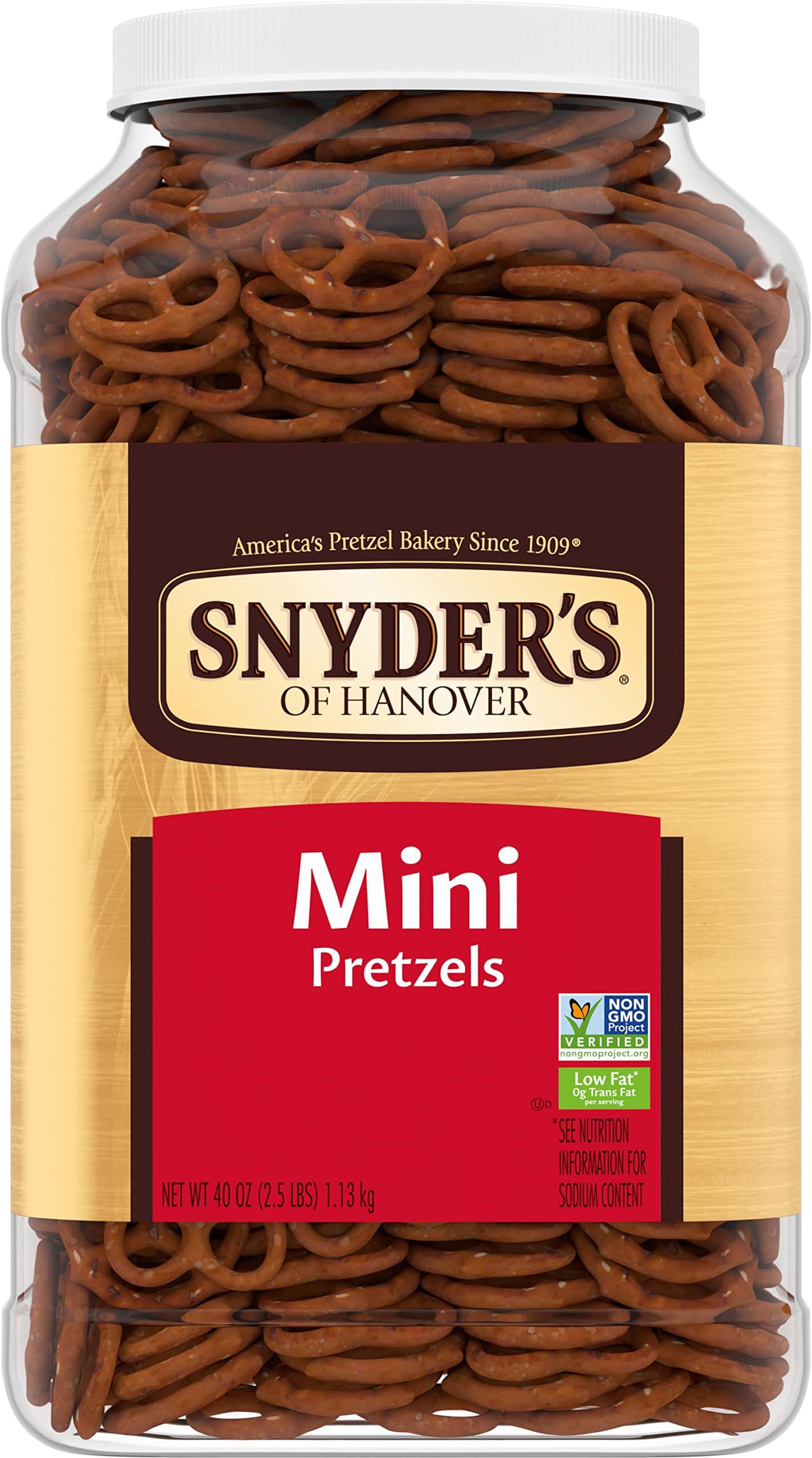 Amazon.com : Snyder's of Hanover Mini Pretzels, 100 Calorie Individual ...