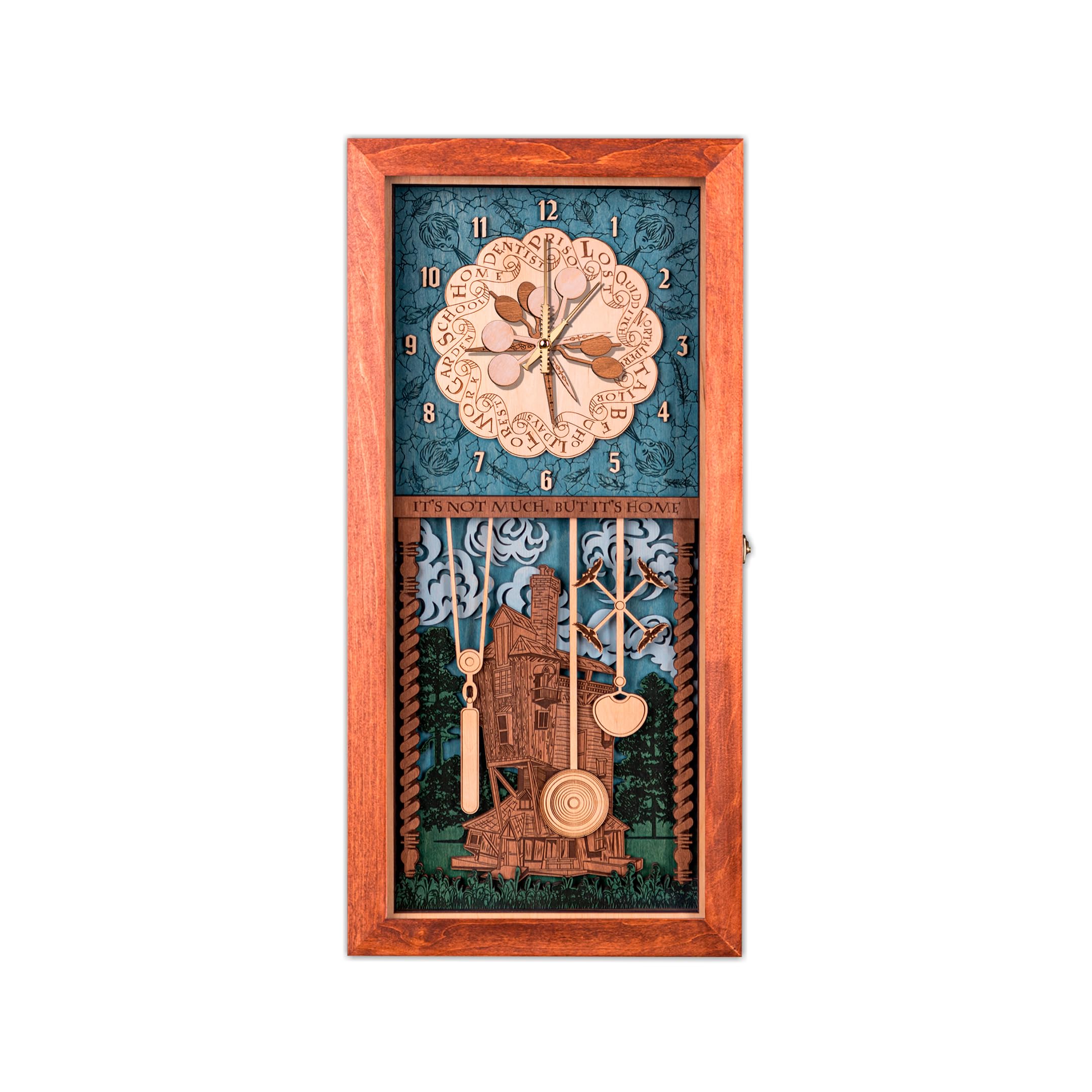 Amazon.com: ZE WOOD Weasley Family Harry Potter 3D Wall Clock - Unique ...