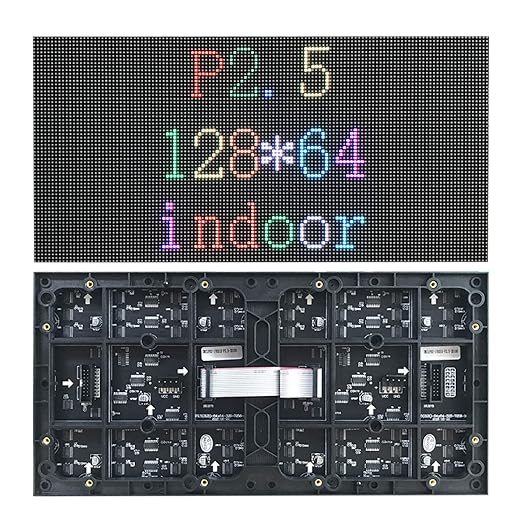 Amazon.com: P2.5 Indoor RGB Led Matrix Panel Board, 128 * 64 Pixels, 2 ...