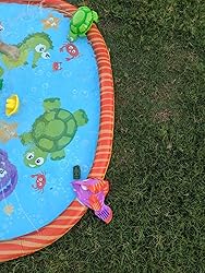 Amazon.com: BANZAI 58 Inch Sprinkle Friends Play Mat, Watermat : Toys ...
