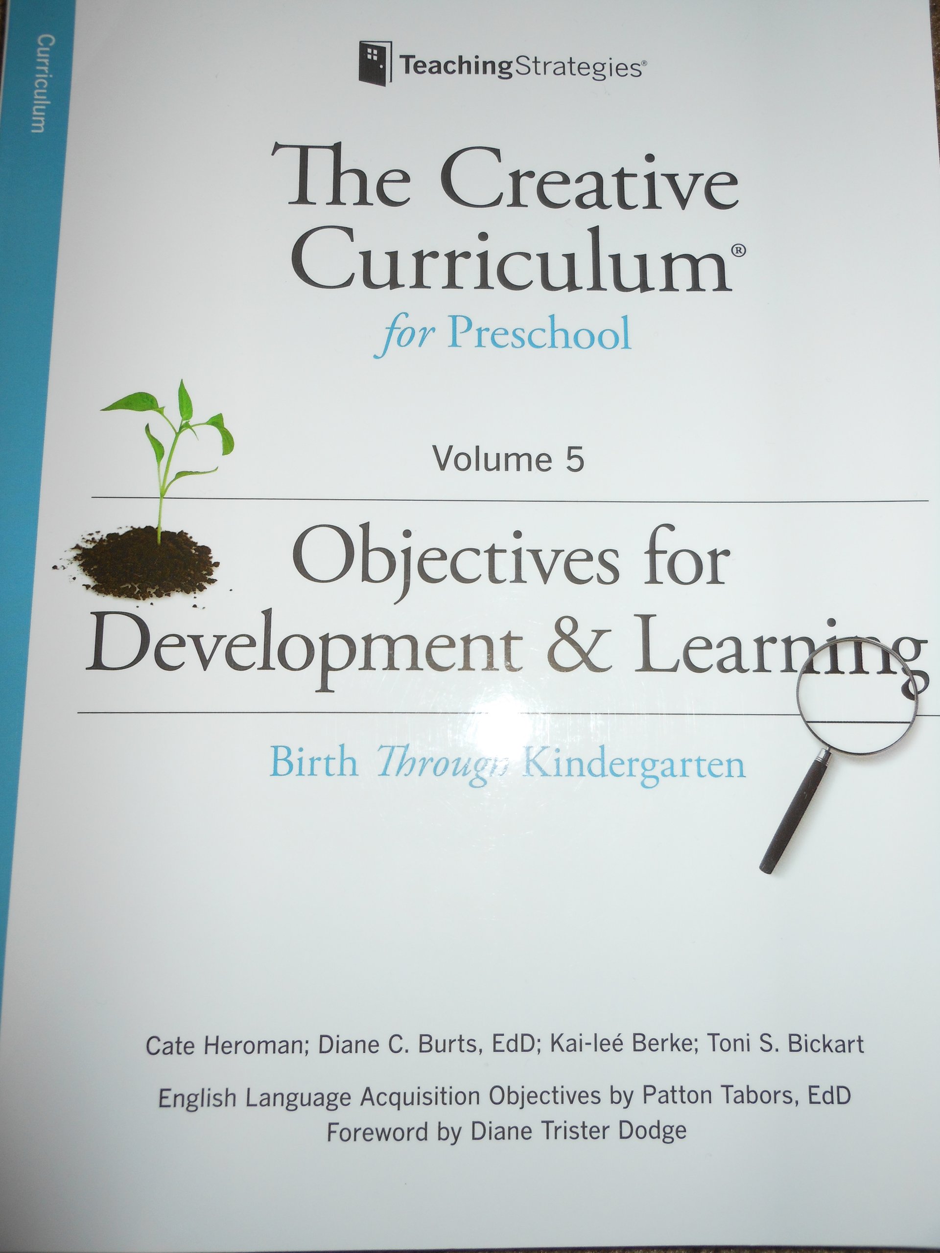 Amazon.com: The Creative Curriculum for Preschool Volume 5 -Objectives ...