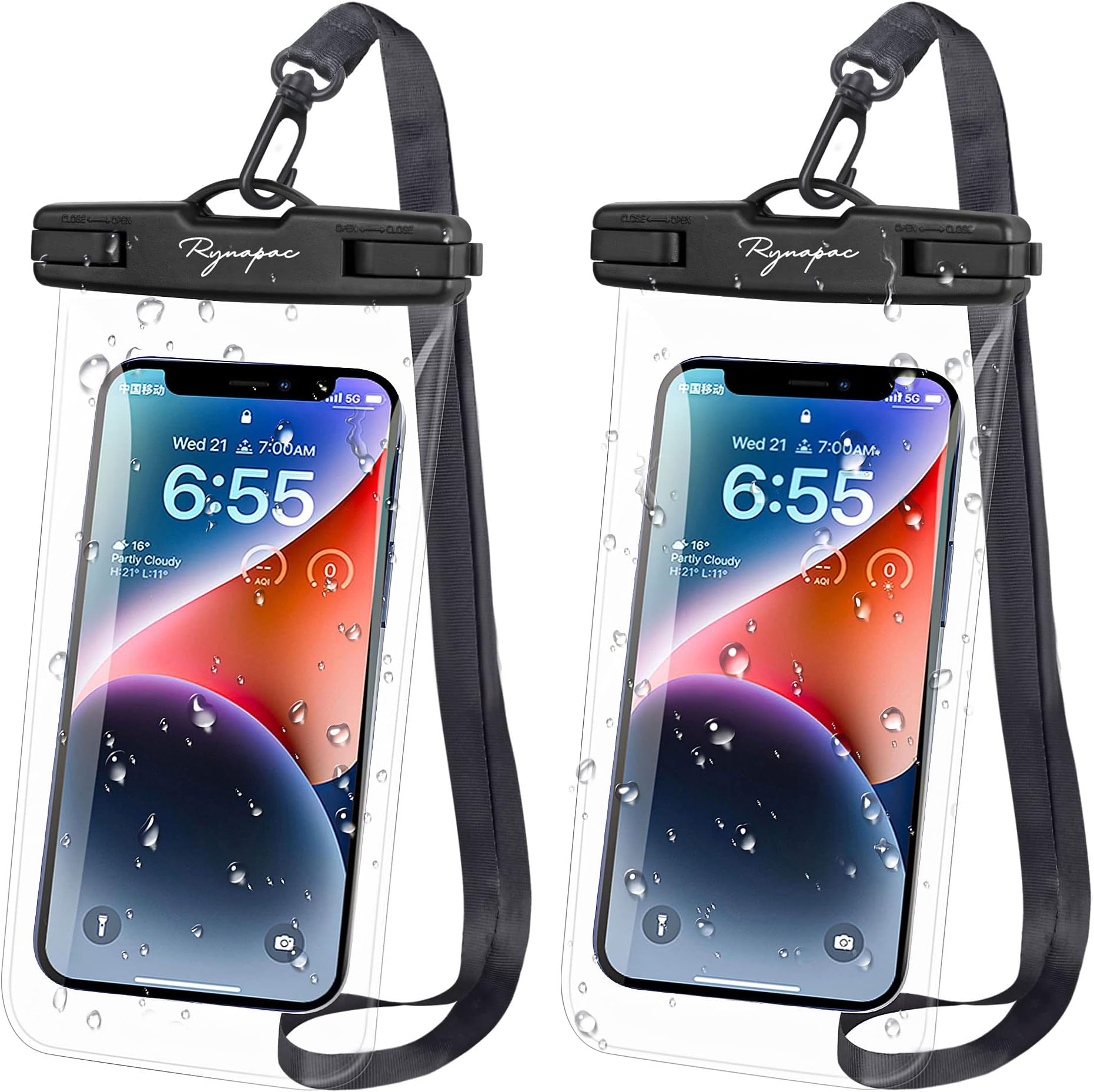 Amazon.com: AiRunTech Waterproof Phone Pouch, Waterproof Cell Phone Dry ...