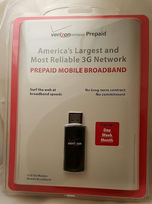 Amazon.com: Verizon USB760 3G Prepaid USB Broadband Device : Electronics