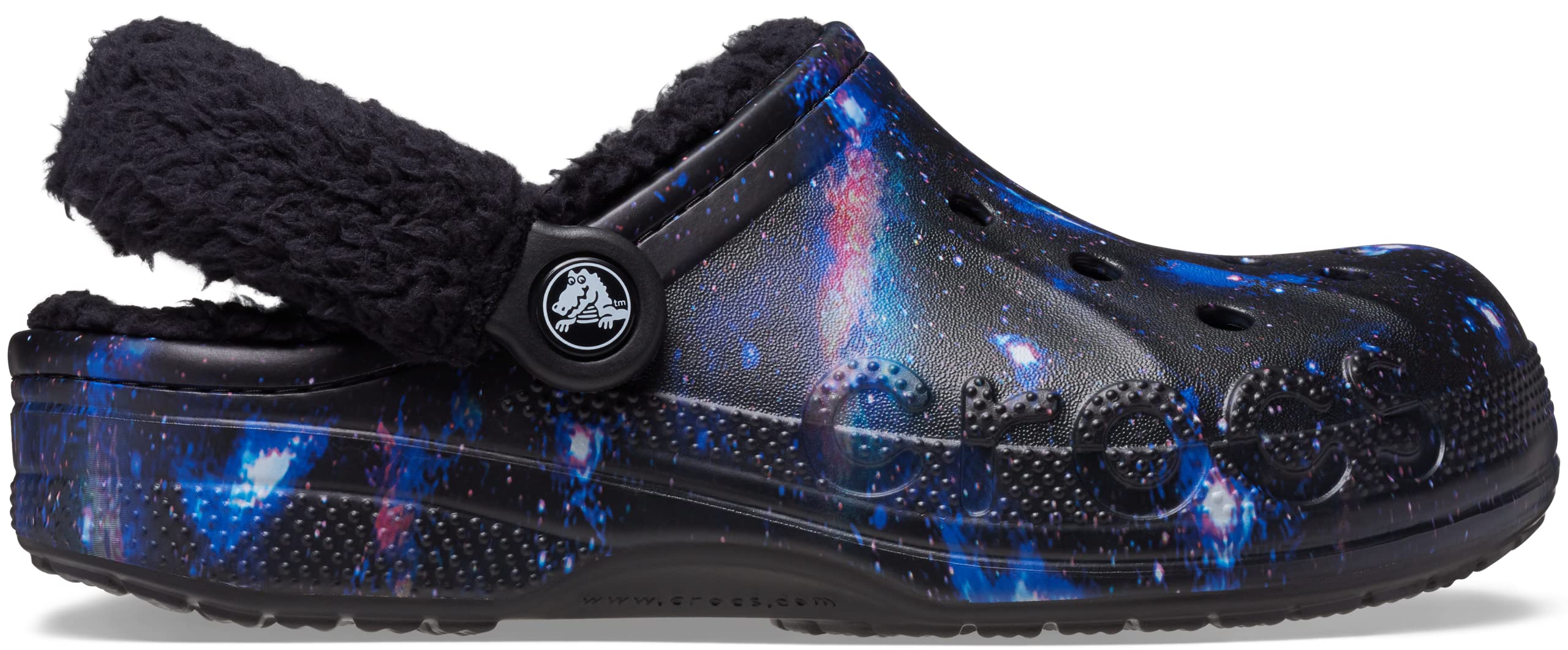 Snapklik.com : Crocs Unisex-Adult Baya Lined Fuzz Strap Clogs