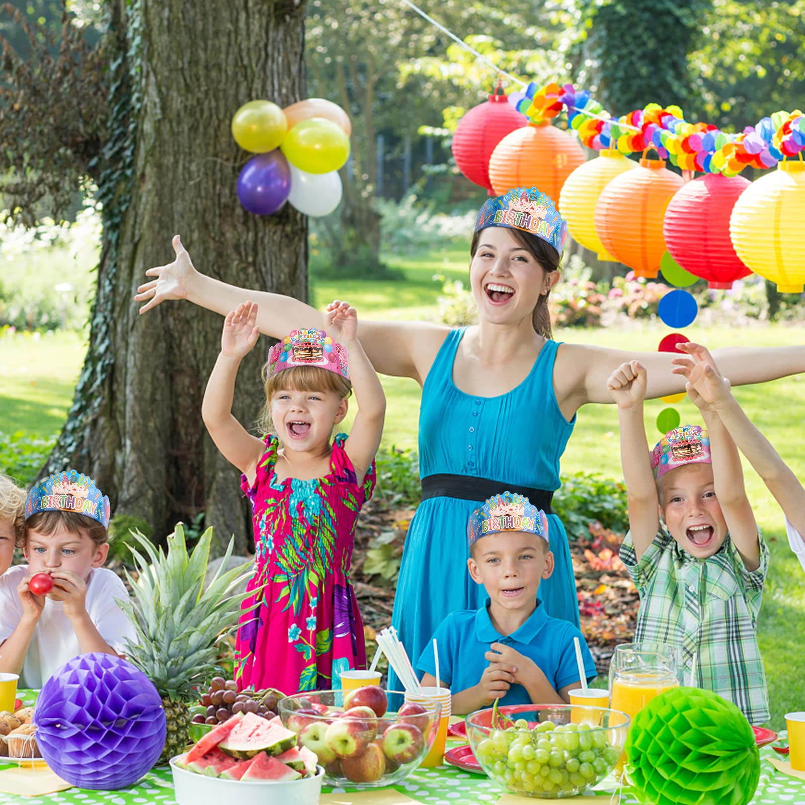 Snapklik.com : 30 Pcs Birthday Crowns For Classroom Party Hats Birthday ...