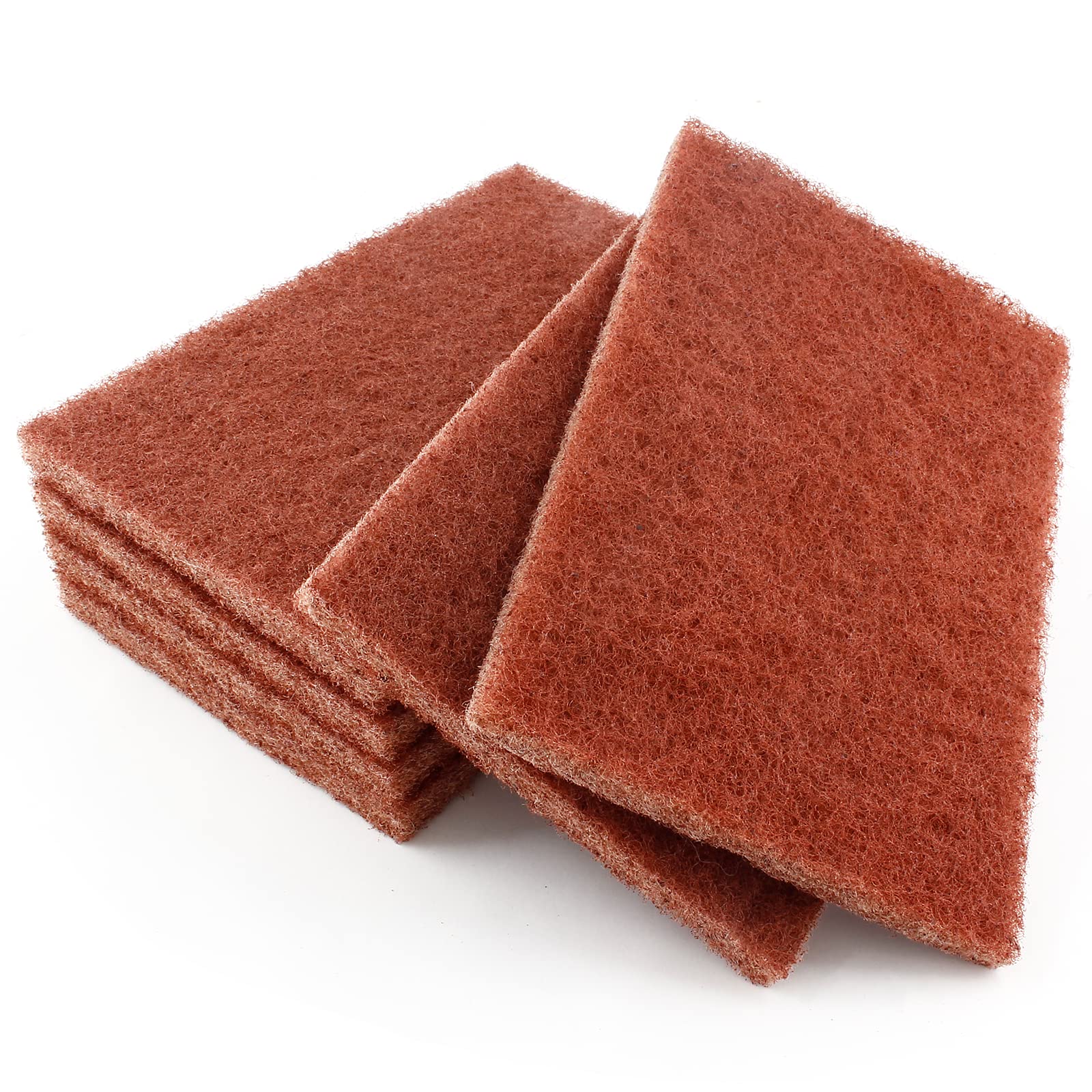 Amazon.com: HARSKIYER 6pcs Red Scouring Pads, Heavy Duty Scour Pads ...
