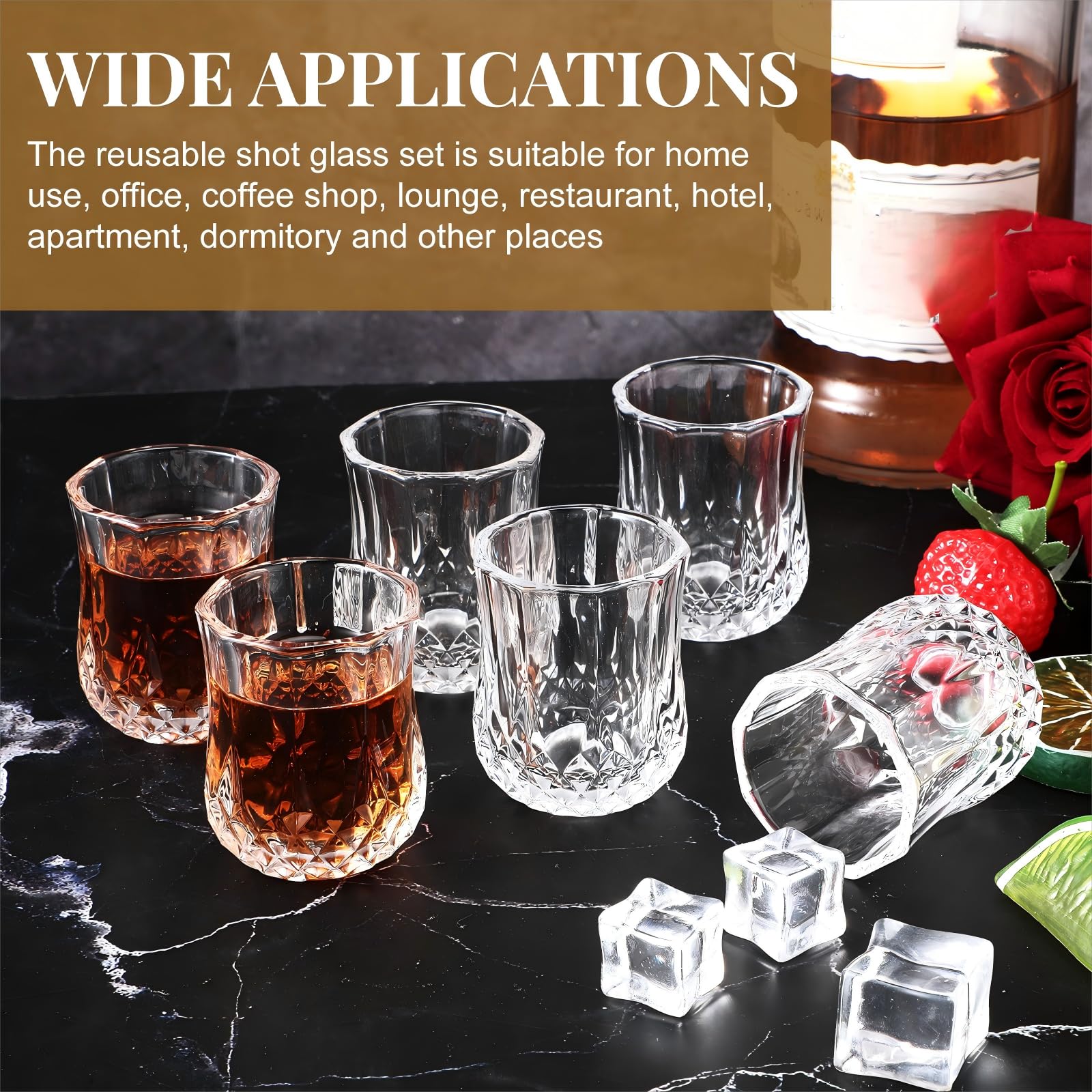 Snapklik.com : Meanplan 1.7oz Mini Shot Glasses Set Tasting Glasses ...