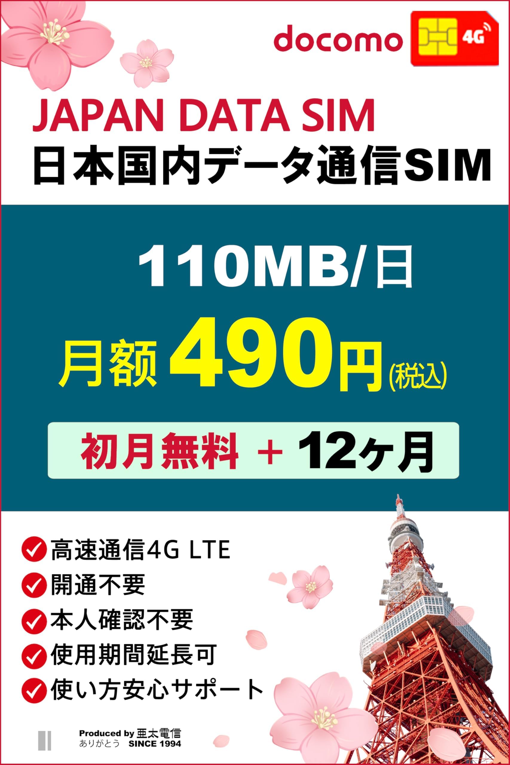 Amazon.co.jp: 日本国内用データ通信SIMカード｜DATA SIM for JAPAN ｜docomo SIM｜格安SIMカード ...