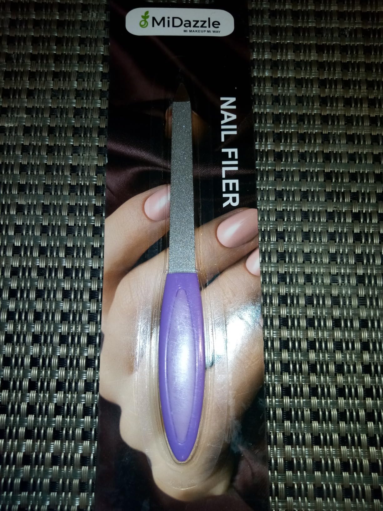 Midazzle Professional Dual-Sided Nail Filer with Grip Handle - Ergonomic Design for Precise Nail ...