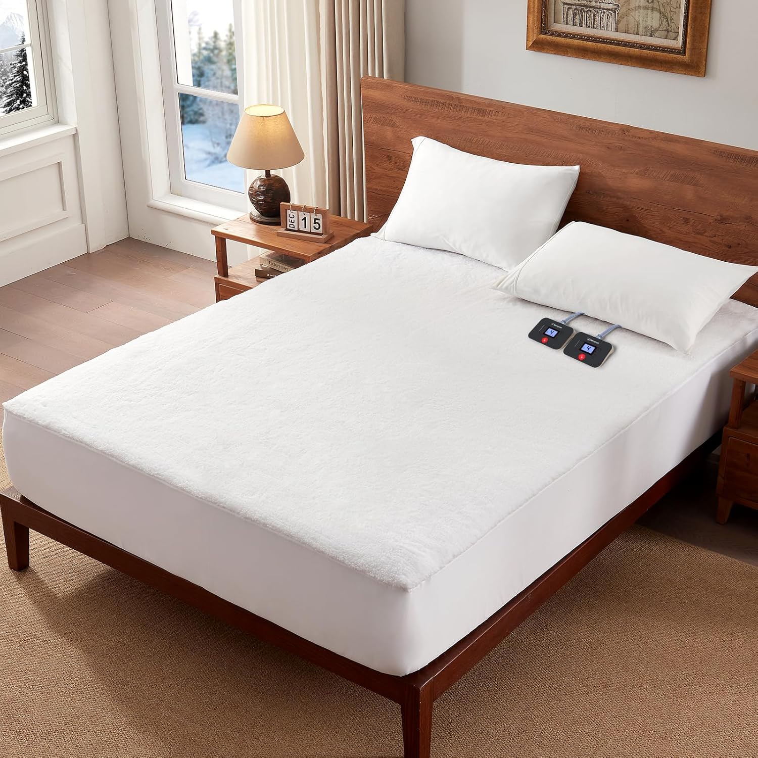 Amazon.com: Westinghouse Heated Mattress Pad Cal King, Luxury Quilted ...