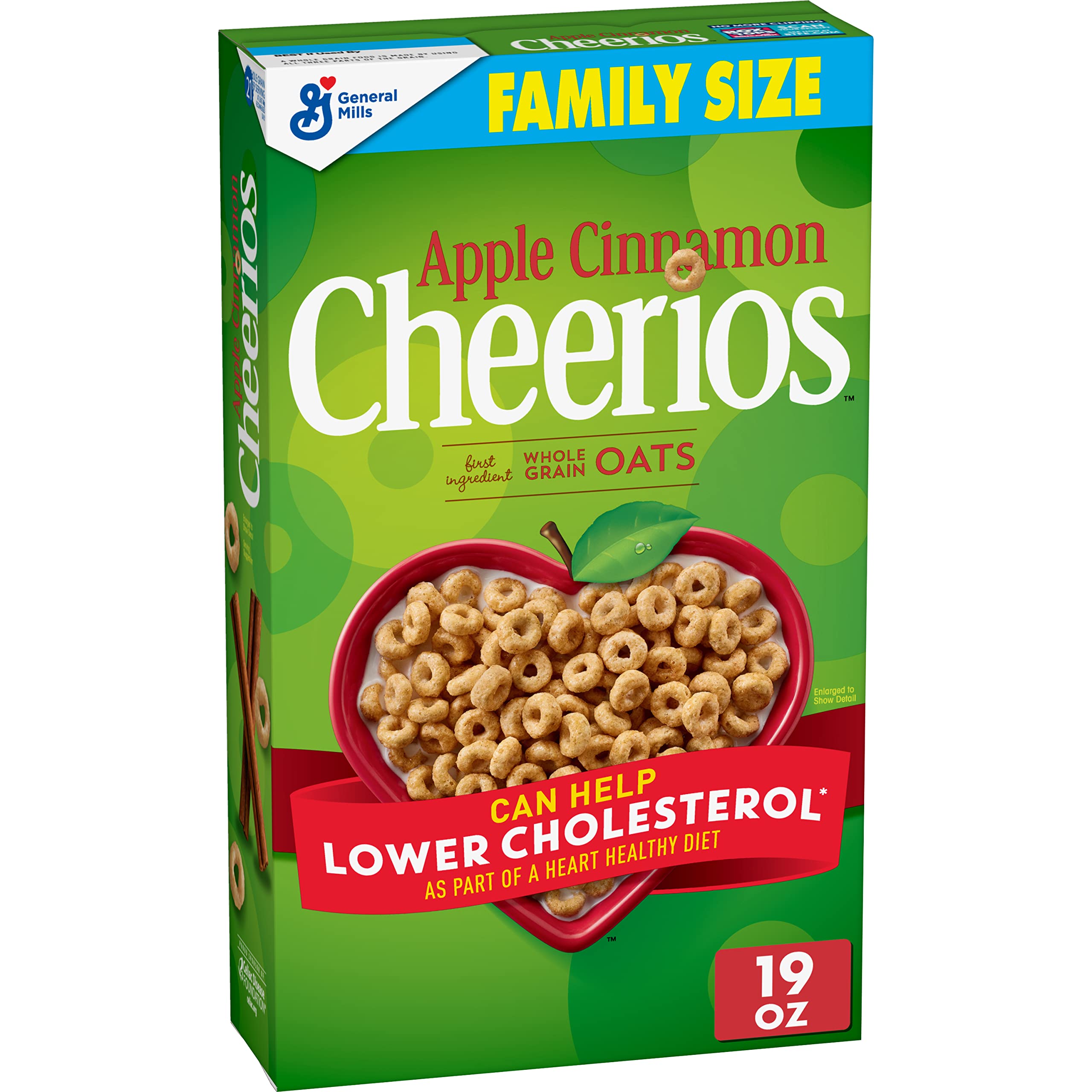 Snapklik.com : Cheerios Apple Cinnamon, Breakfast Cereal, Gluten Free ...