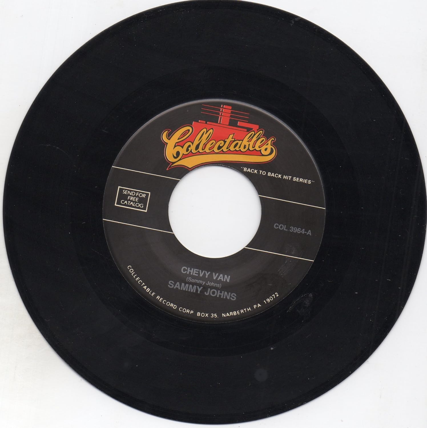 Sammy Johns - Chevy Van / Rag Doll Collectables Reissue 45 - Amazon.com ...