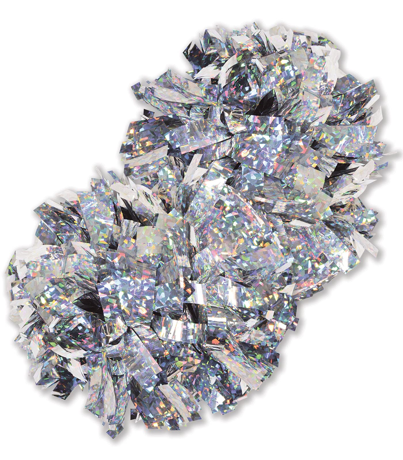 Snapklik.com : Chasse Holographic Cheerleading Pom Poms - Shiny ...