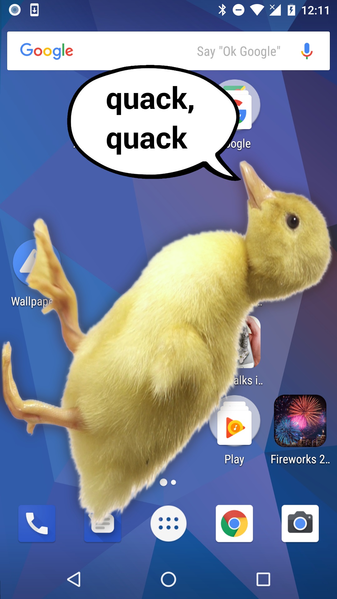 Aplicación Pato en teléfono de broma en Amazon Appstore