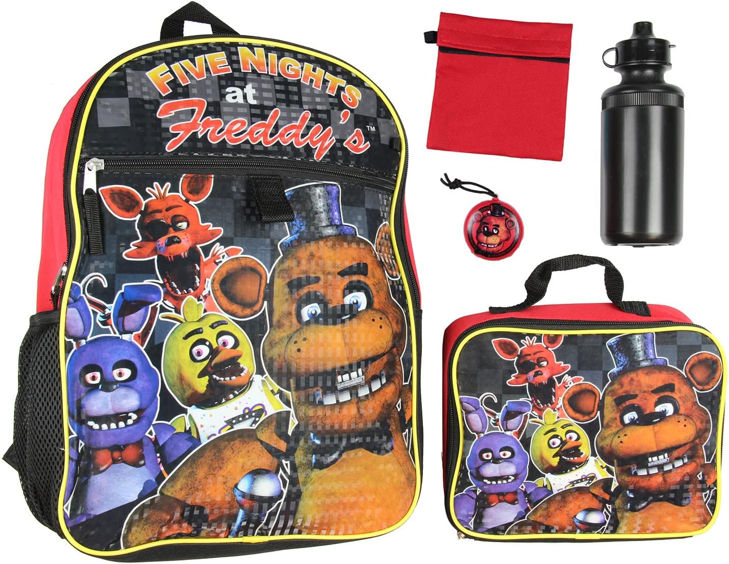 Amazon.com: Bioworld Five Nights at Freddy's: Security Breach Insulated ...