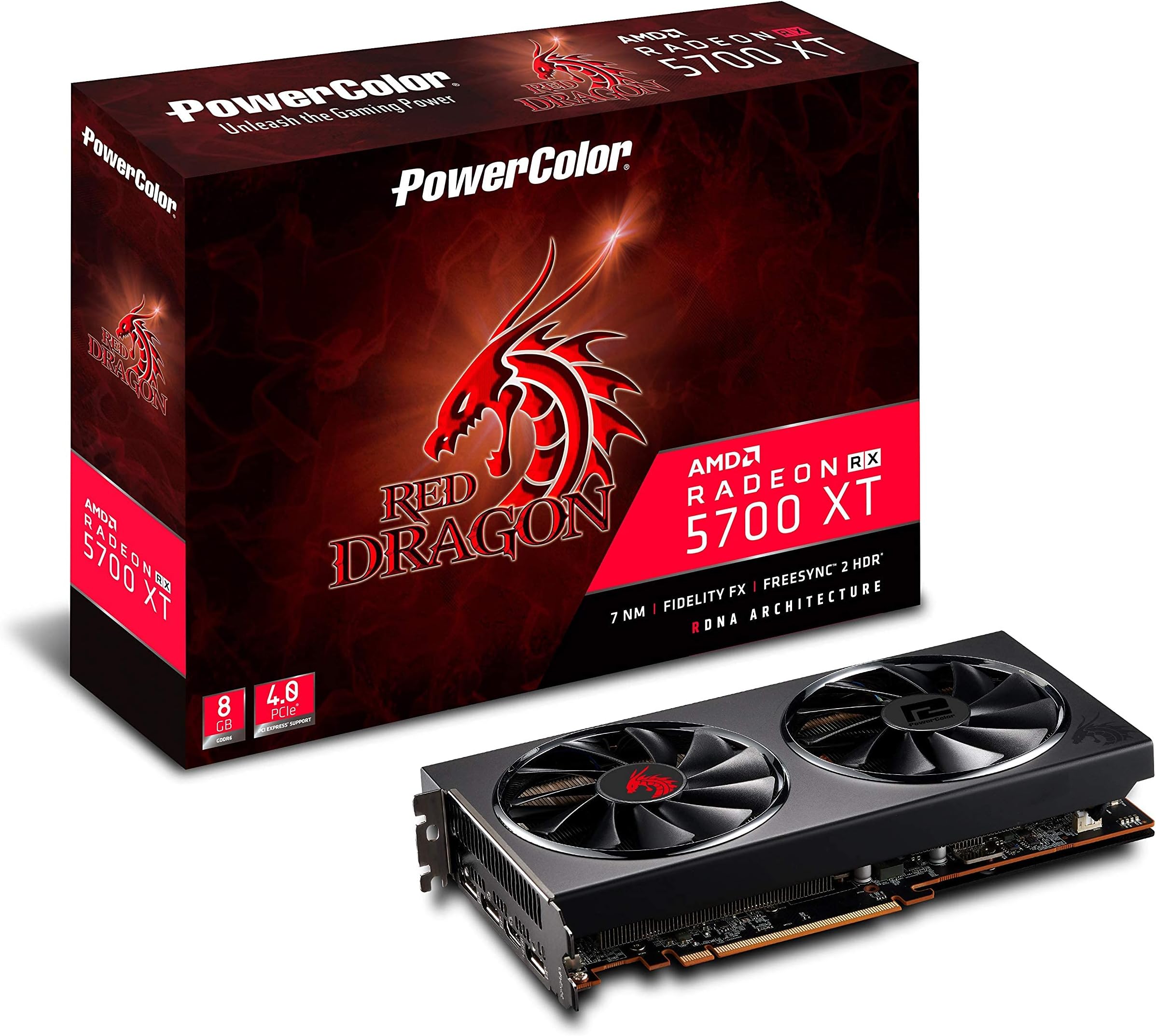 Amazon.com: PowerColor Red Devil AMD Radeon RX 5700 XT 8GB AXRX 5700XT ...