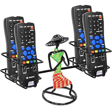 ORCHID ENGINEERS Stylish Iron Remote Stand For Home ( Silver Glossy ...