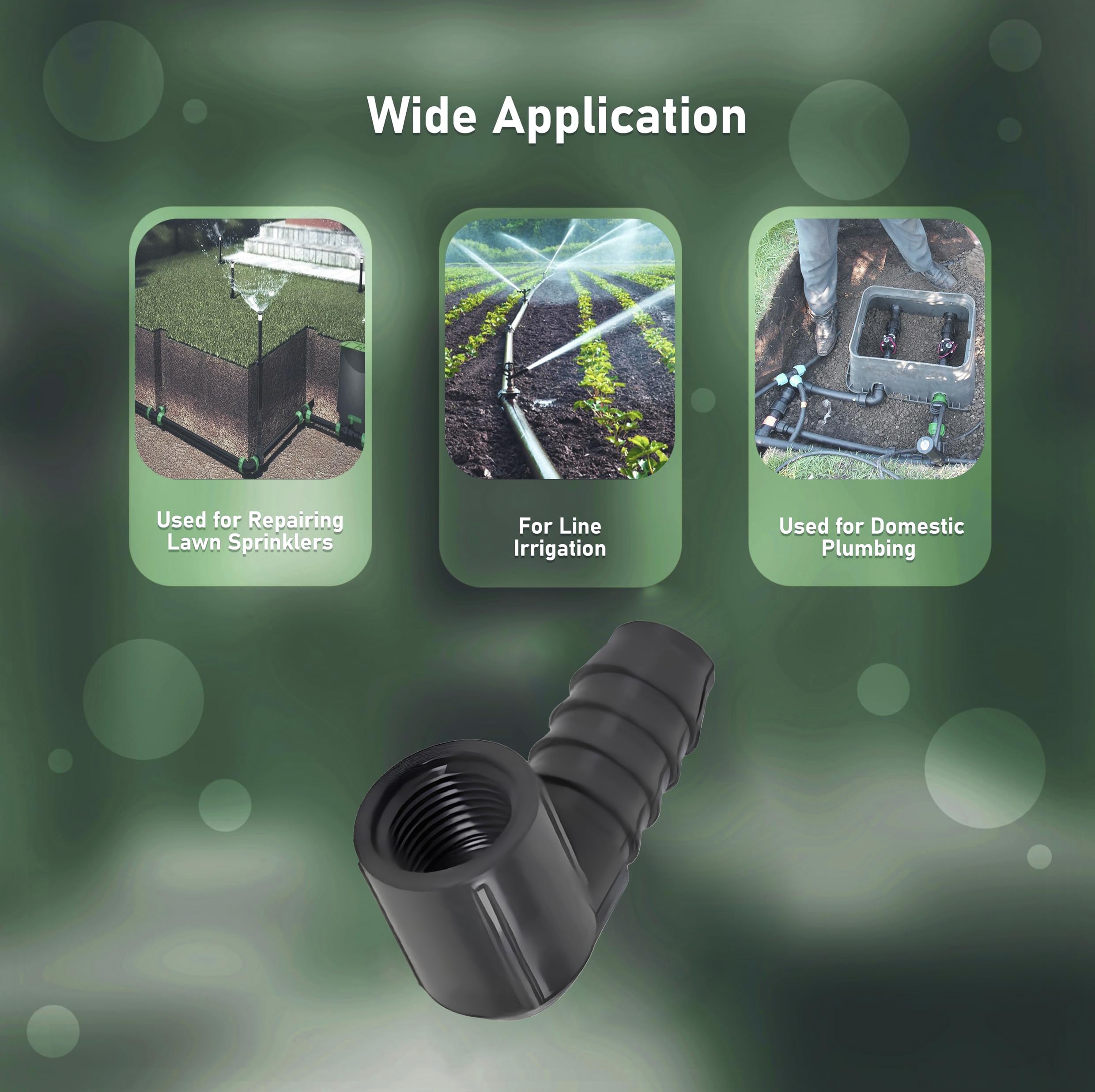 Snapklik.com : Barbed Hose Fitting 3/4" Barbed Insert X 1/2" Female NPT ...