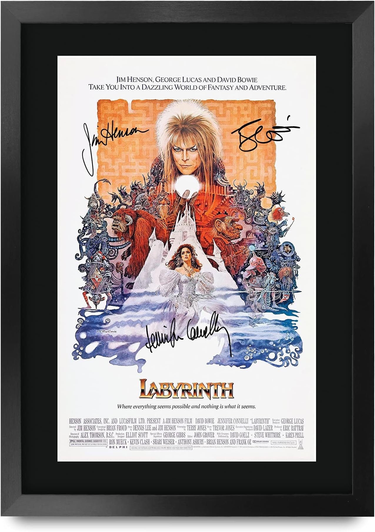 Amazon.com: Labyrinth - Movie Poster - 11 x 17: Prints: Posters & Prints