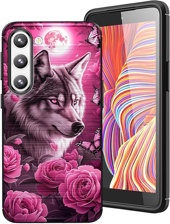 DHEEBFWE Coque à texture brossée ultra fine et souple en TPU pour ...