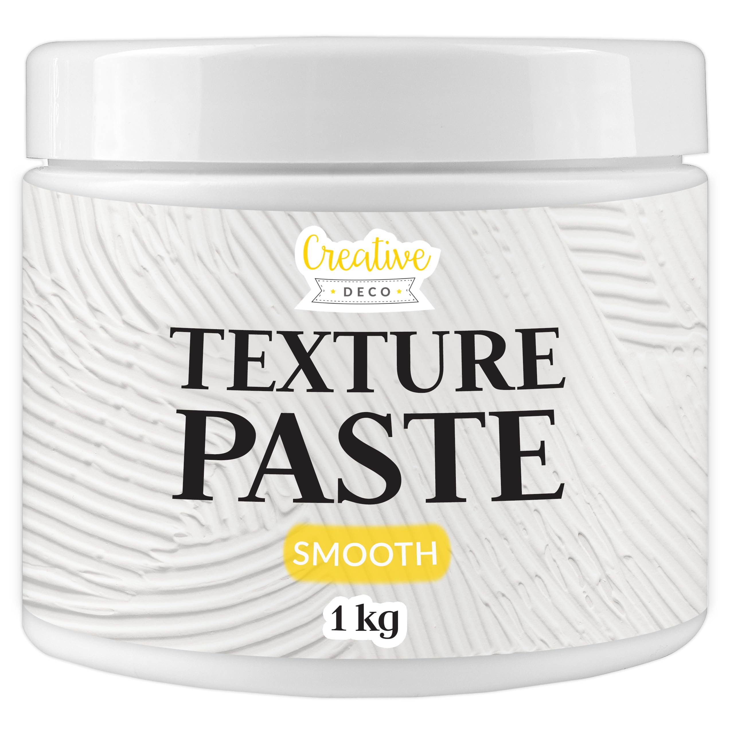 Creative Deco Modelling Paste Smooth Paste | 1 kg | White Fine Paste ...