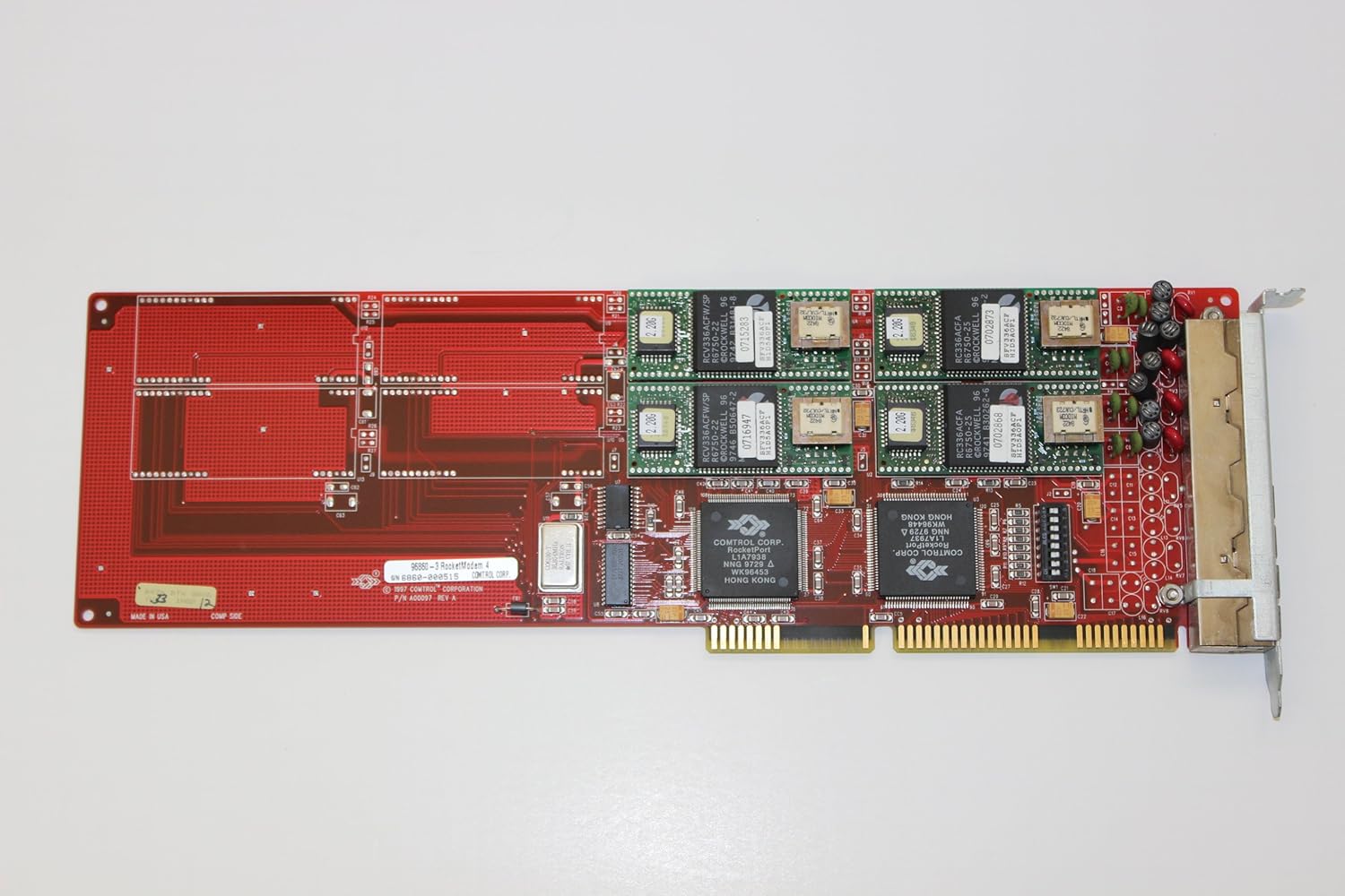 Amazon.com: Comtrol Rocketmodem 4 Integrated 33.6Kbps Modems ISA 16Bit ...