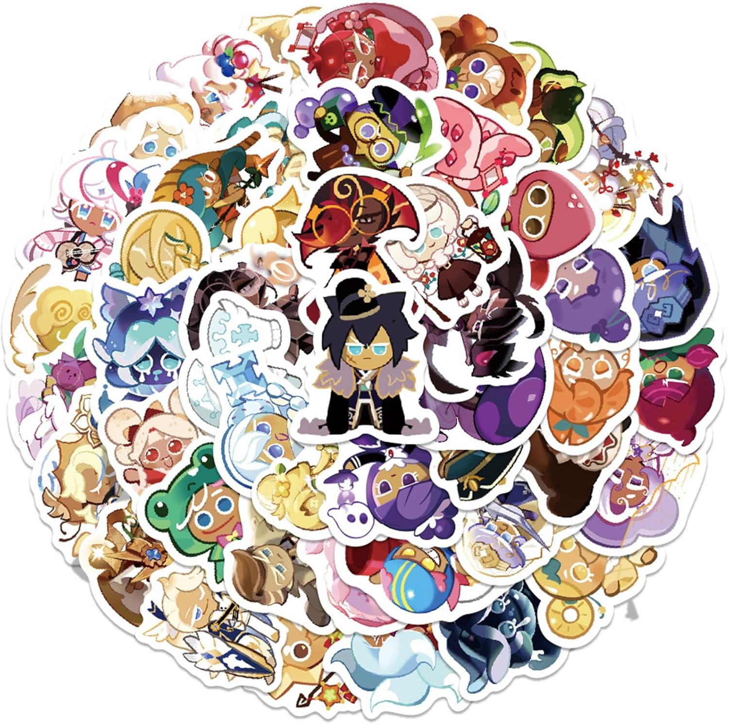 100Pcs Cookies Run Cartoon Stickers, Cute Cookie Game Stickers ...