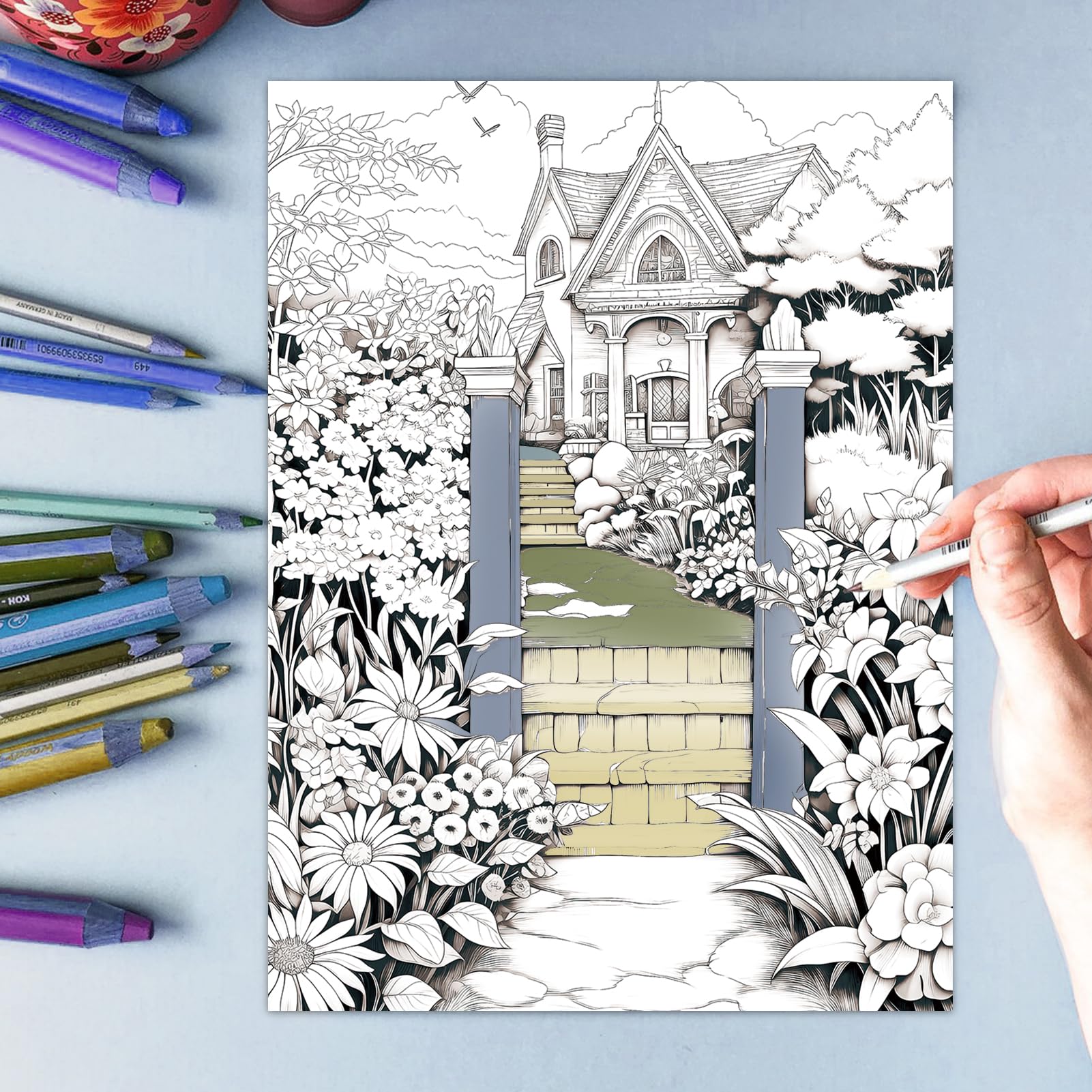 Snapklik.com : Adult Coloring Books Bulk Set Of 3 For Women To Relax ...