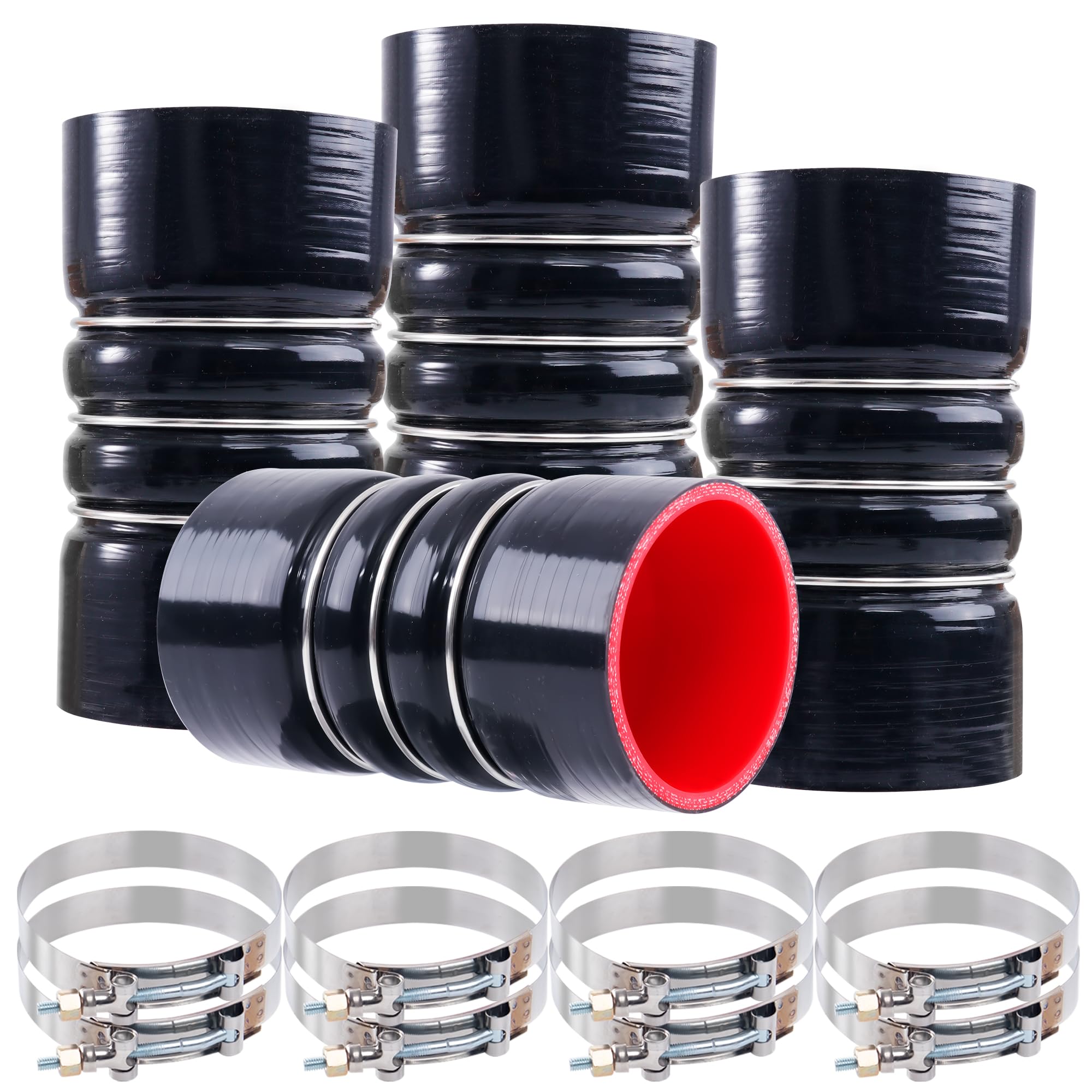 Snapklik.com : Ailbiuko 4 PCS Silicone CAC Charge Air Cooler Hump Hose ...