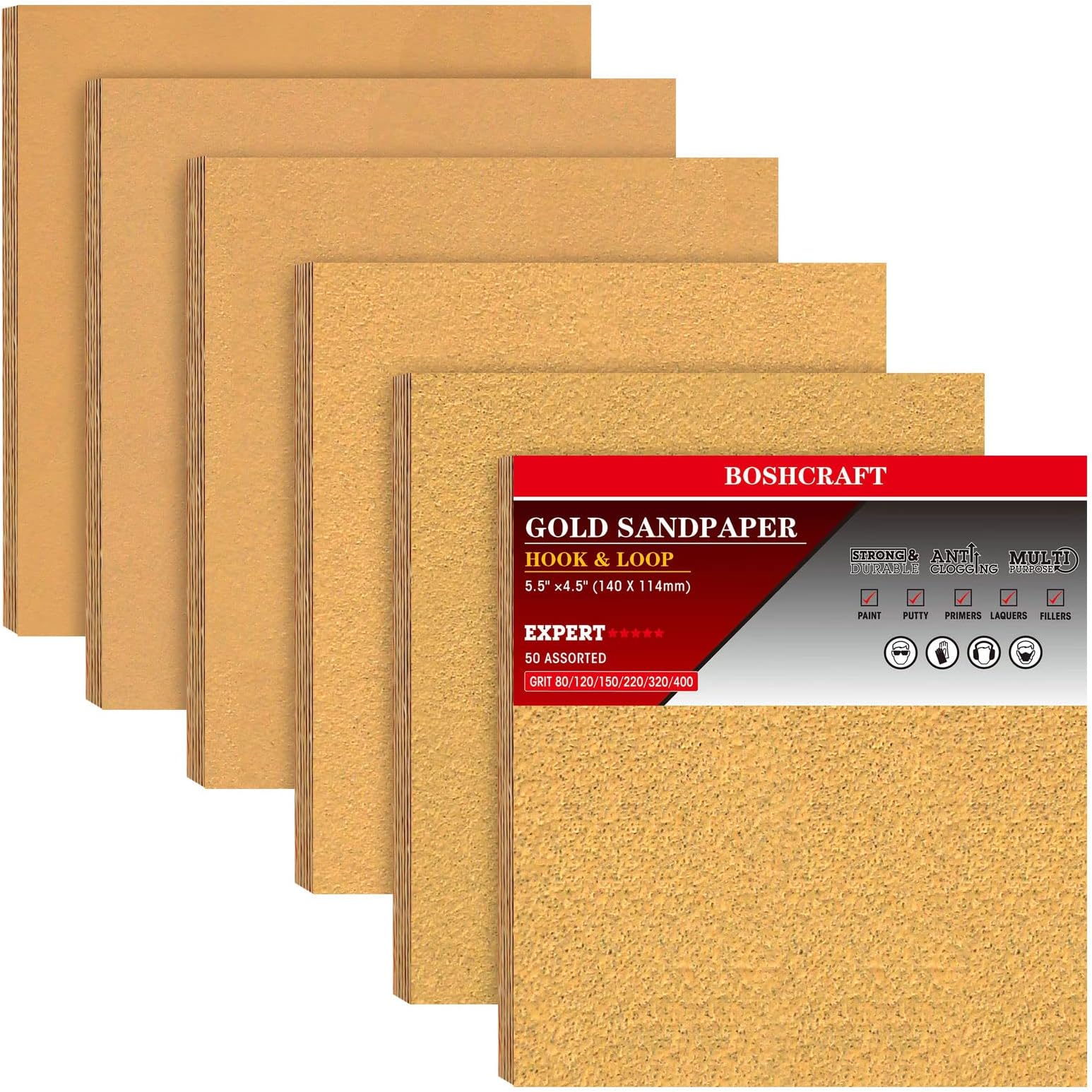 Do it Best 1/4 Sheet Stick-On Sanding Sheets - Abrasive Sheets - Amazon.com