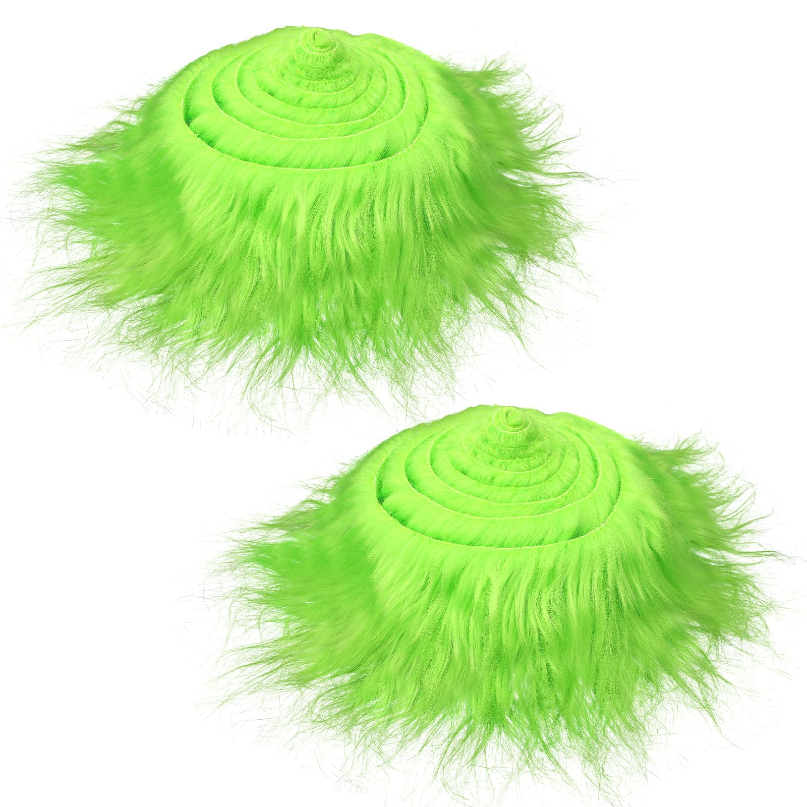 Amazon.com: QKURT 2 Pieces Fluffy Fuzzy Faux Fur, Furry Fur Fabric ...