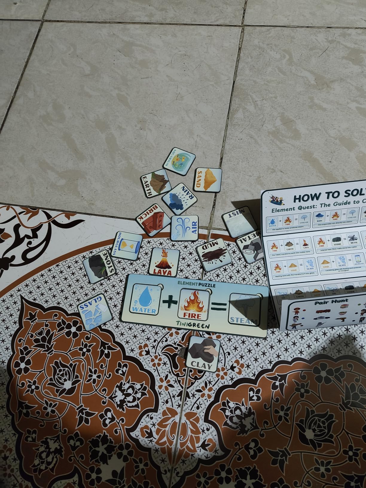 Buy TINIGREEN Interactive Element Puzzle for Kids | STEM Learning Toy ...
