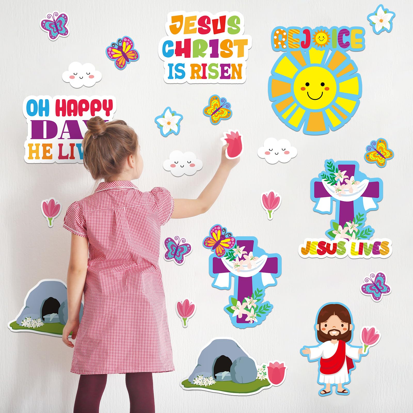 Snapklik.com : 68 Pcs Christian Bulletin Board Set Religious Bulletin ...