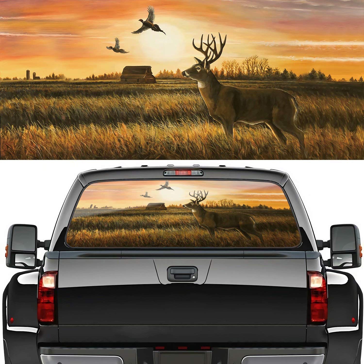 Back Window Decals For Trucks Hunting at Marcelene Grant blog