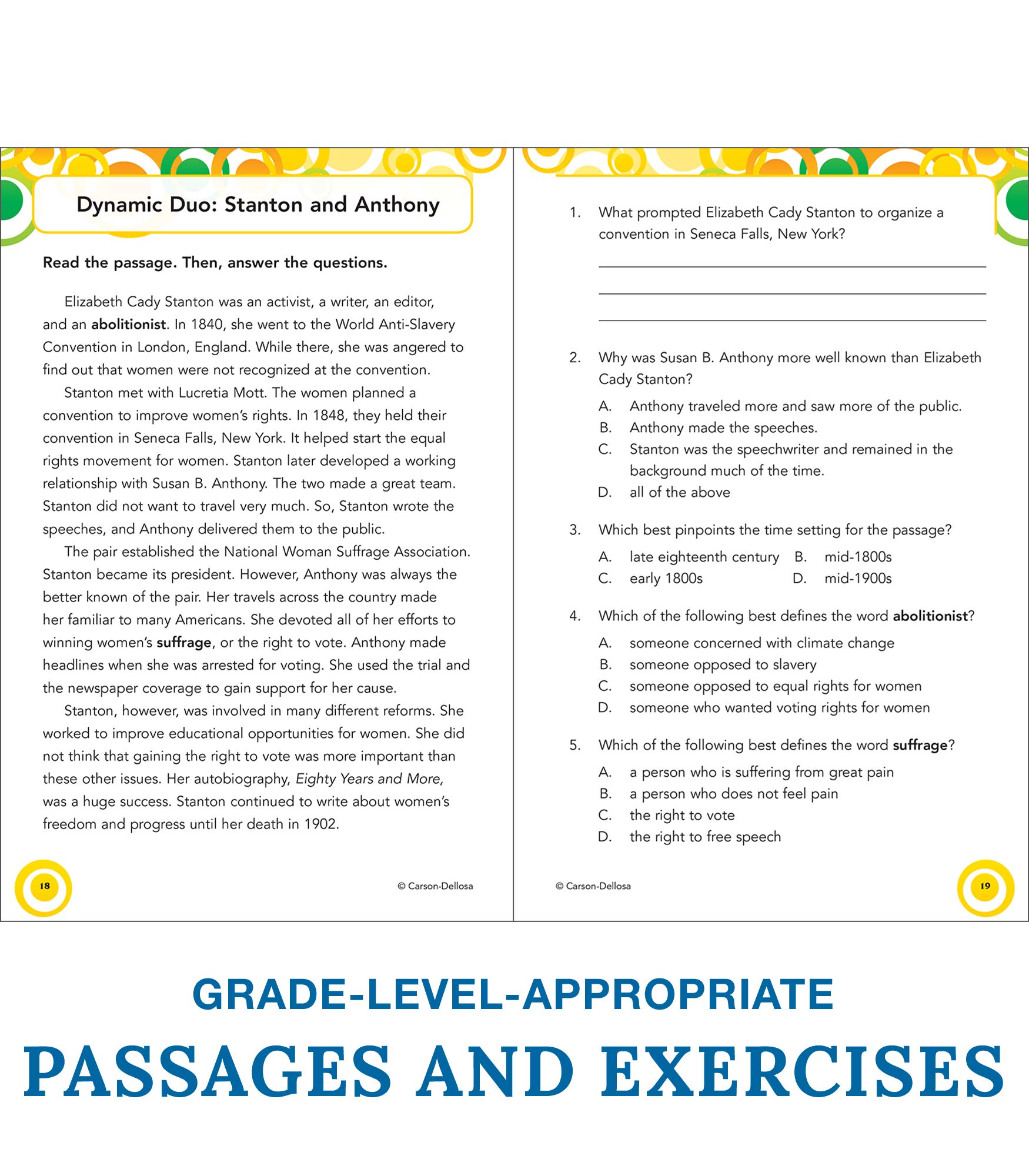 Snapklik.com : Carson Dellosa Skill Builders Reading Comprehension ...