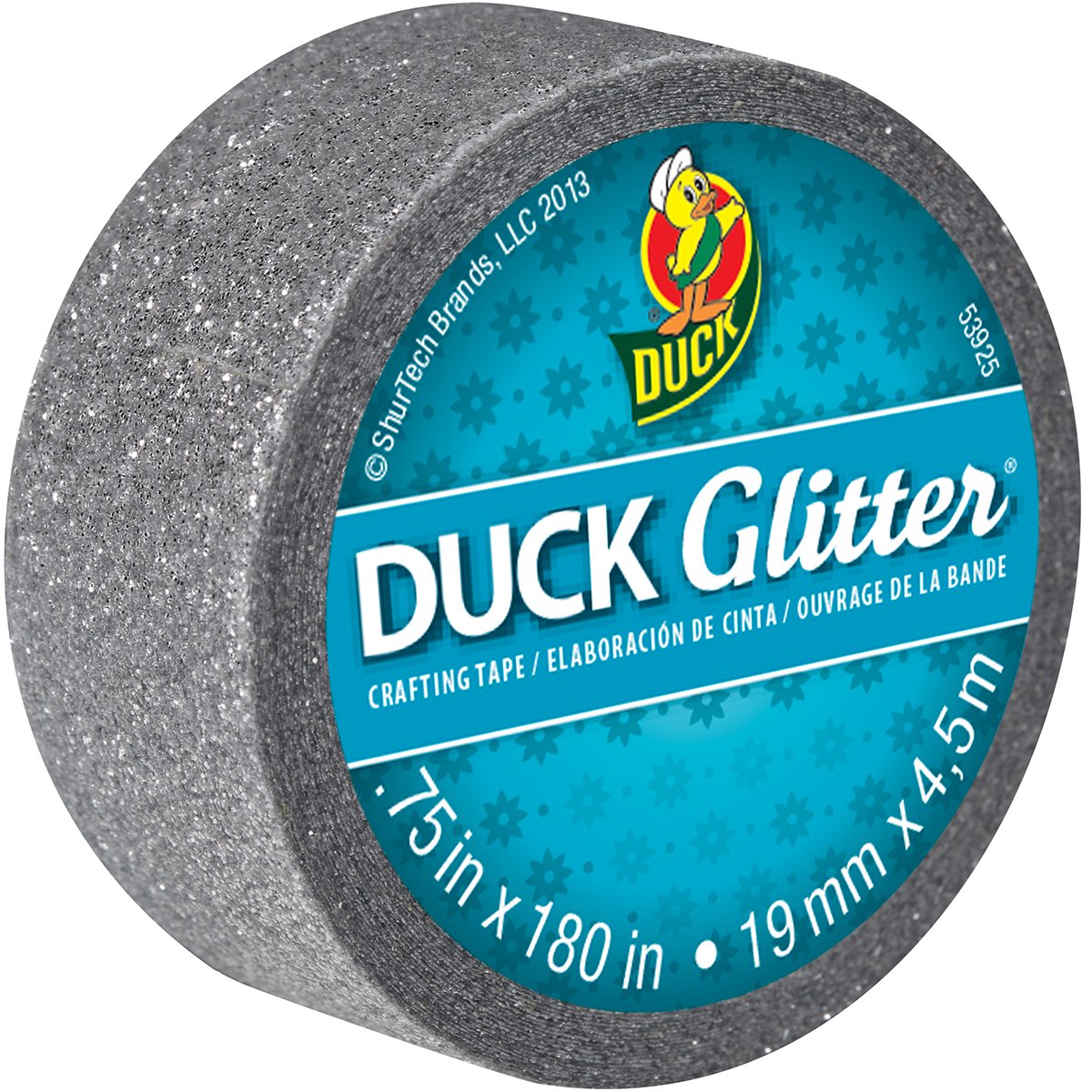 Amazon.com: Shurtech Duck Glitter Crafting Tape, .75 x 180 Inches, Silver