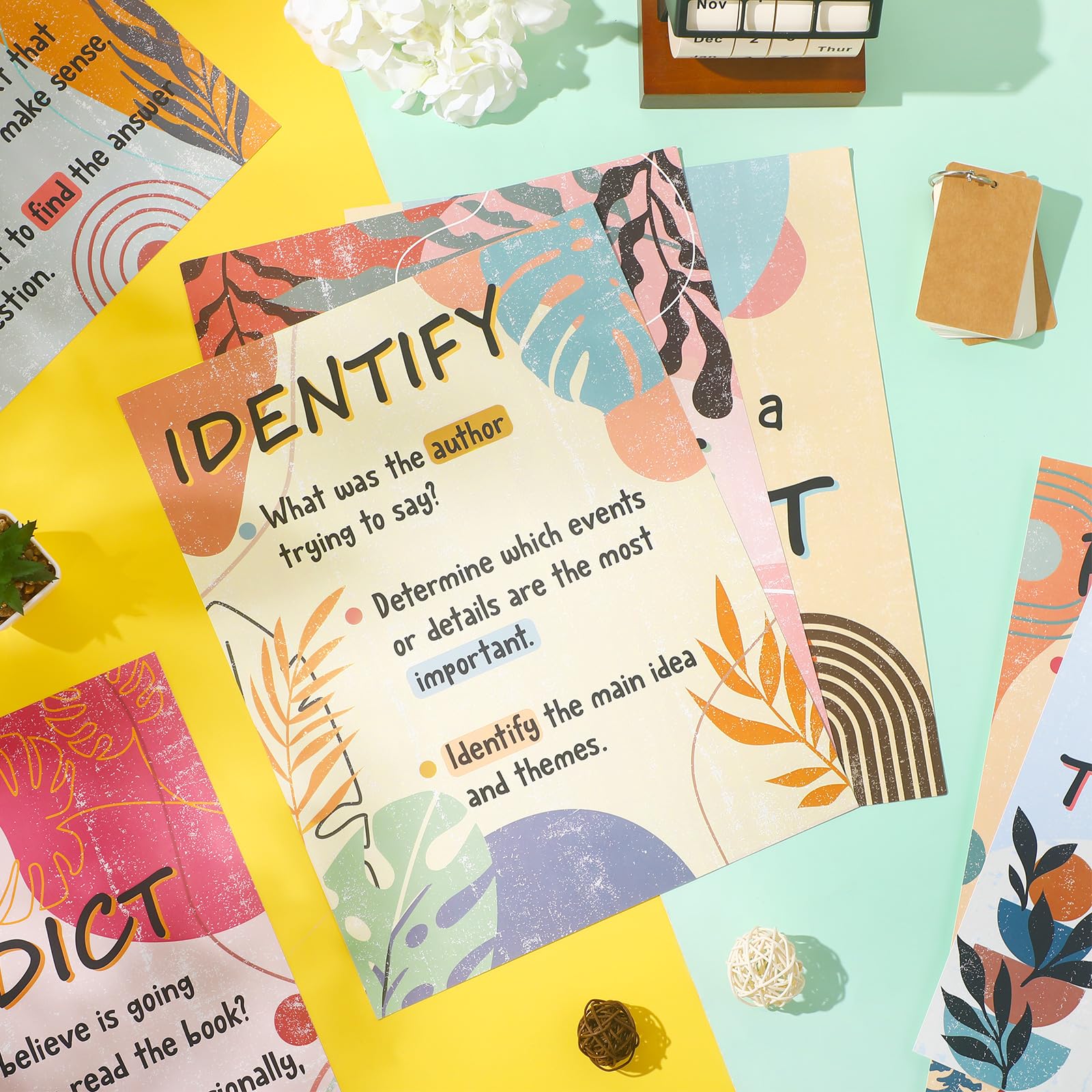 Snapklik.com : 15 Pcs Reading Posters Reading Strategies Posters ...