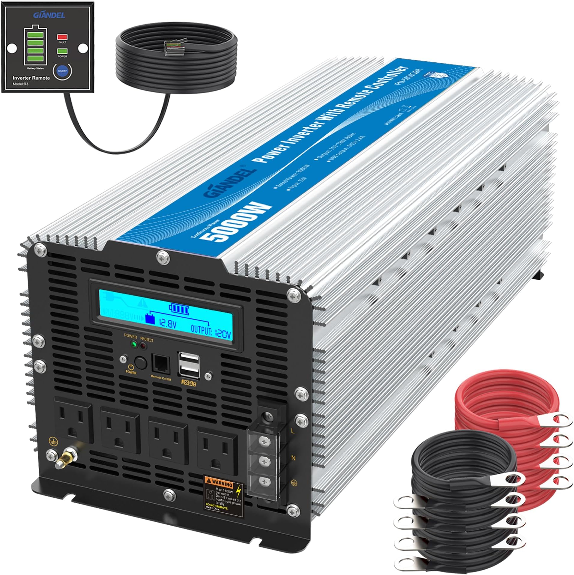 Amazon.com: Magnum MS2012 2000W Inverter 12V W/50A Pfc Charger : Automotive