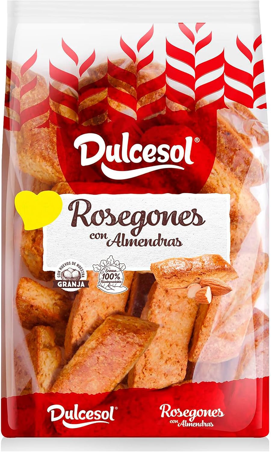 Dulcesol Rosegones con Almendras, 90g : Amazon.es: Alimentación y bebidas