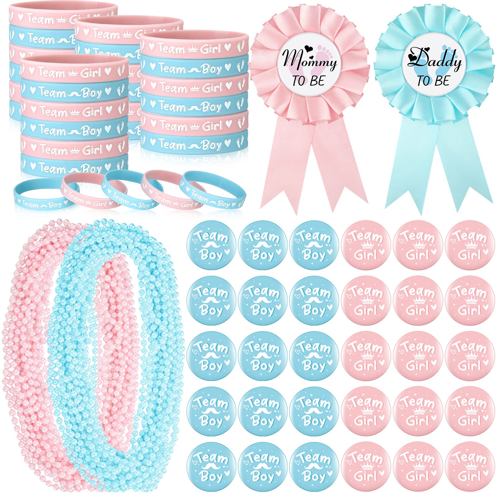 Amazon.com: 92 Pieces Baby Gender Reveal Party Favors, with 30 Boy or ...