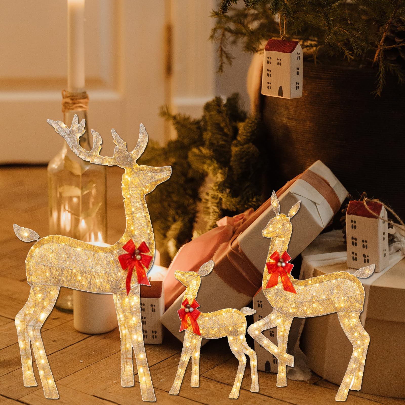 Kerst Rendier Tuin Decoratie Kerstdecoratie Met Verlichting Voor