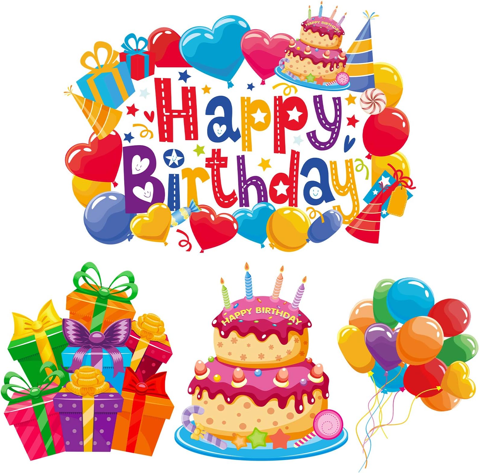 Amazon.com: ECam Pieces Birthday Car Decorations, Happy Birthday Magnet ...