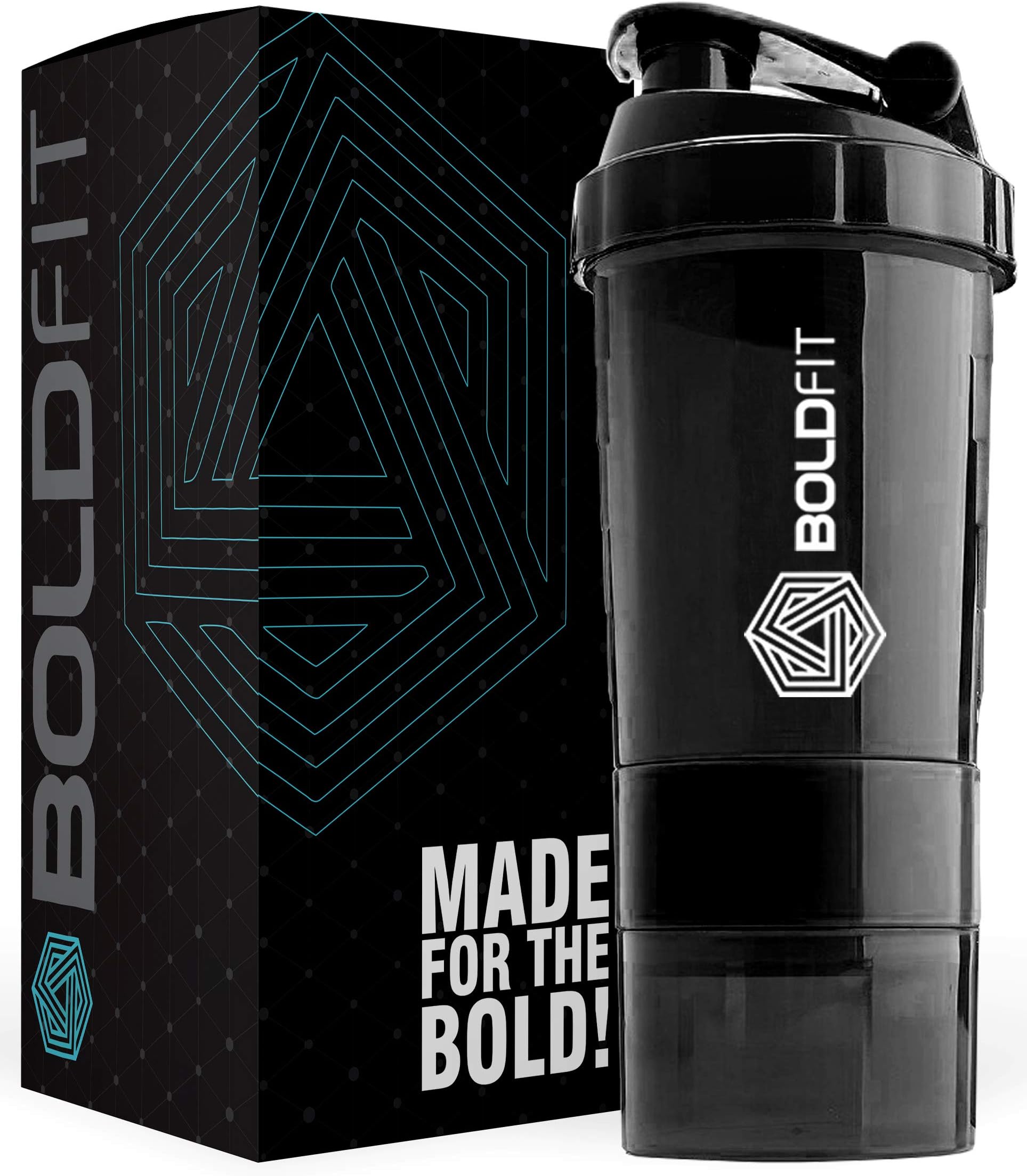Boldfit Spider Gym Shaker Bottle, Shakers for Protein Shake with 2 ...