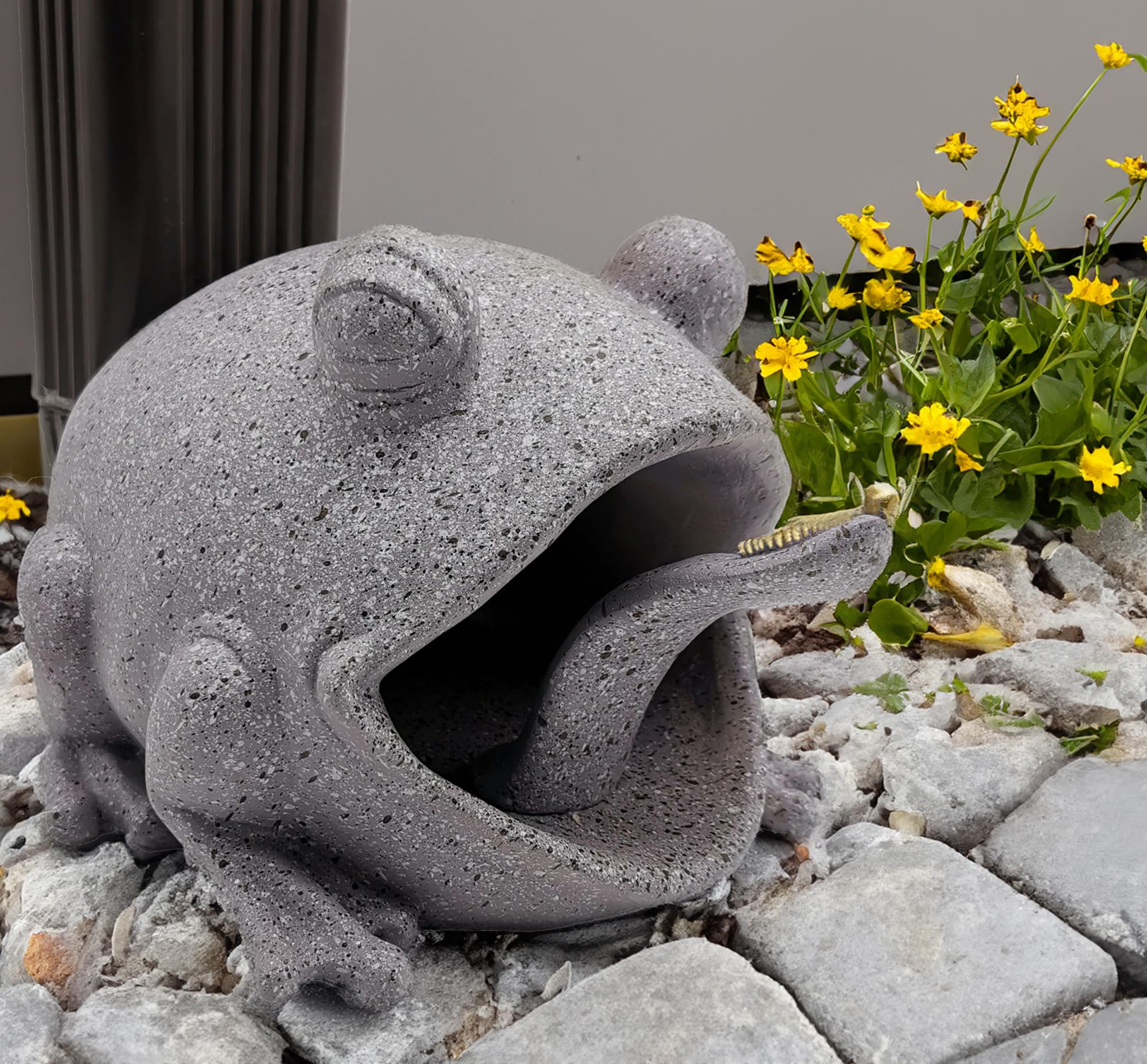 Amazon.com: Teaeeno Frog Gutter Downspout Statue,Garden Gutter ...