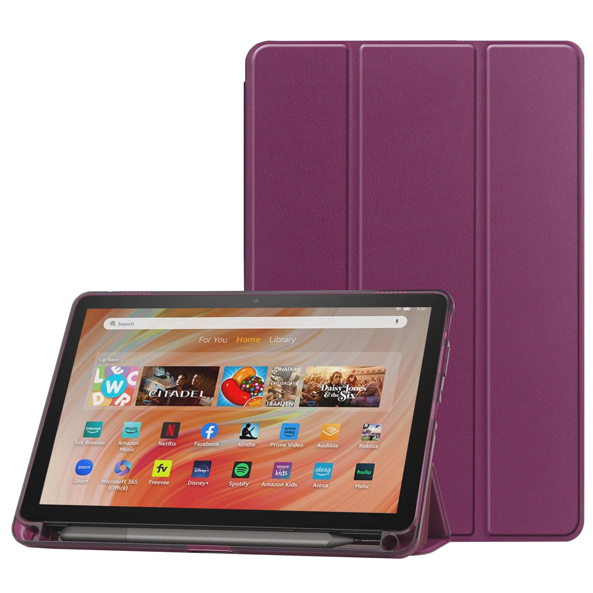 Amazon.com: HAIHUIPI Slim Shell Clear Case for Amazon Fire Max 11 ...