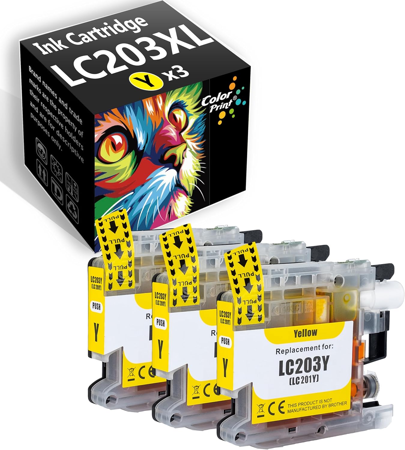 Amazon.com: ColorPrint Compatible Ink Cartridge Replacement for Brother ...